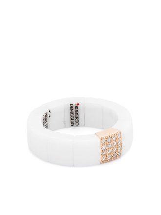 Roberto Demeglio 18kt Rotgoldring mit Diamanten - Rosa