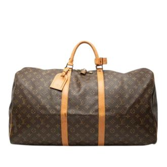 Louis Vuitton unisex, Pre-owned, Brun, Taille: ONE Size Pre-owned Keepall 60