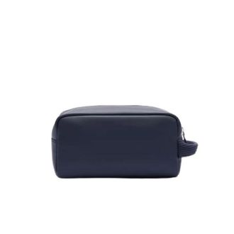 Lacoste Necessaire Classic Con Logo - - Bags - Herren - Blau - ONE SIZE