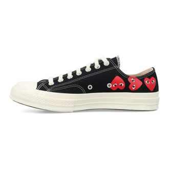 Comme Des Gar&ccedil;ons Multi Heart Low Top Sneaker - - Shoes - Damen - Schwarzk - 38 EU