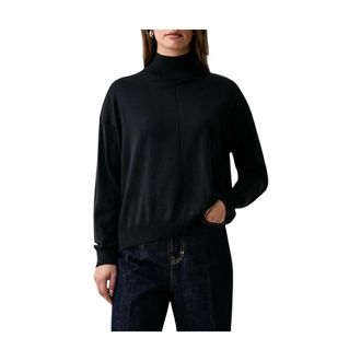 Kaos Rollkragenpullover - - Knitwear - Damen - Schwarzk - S
