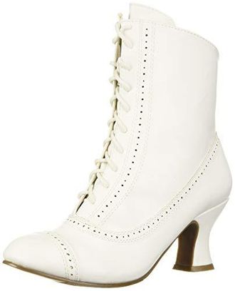 Ellie Shoes Femme 253 Sarah Botte mi-Mollet, Blanc Opulenter Garten, 40 EU