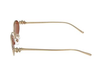 Cartier Womens Ct0644s Oval Metal Sunglasses Gold