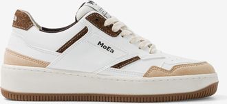 Moea Herren vegan Sneakers Gen1 Coco WeiÃY & Braun Veganes Wildleder