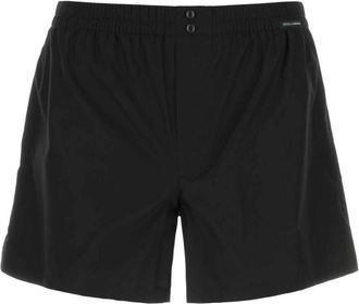 Dolce & Gabbana Homme, Shorts, Noir, Taille: S Cotton Poplin Boxer