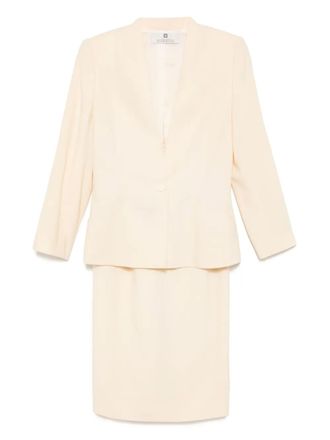 Givenchy tailleur-jupe (années 1990-2000) - Jaune