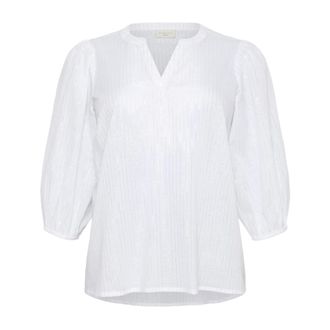 Kaffe Curve Damen, Blusen & Hemden, Wei&szlig;, XLGr&ouml;&szlig;e