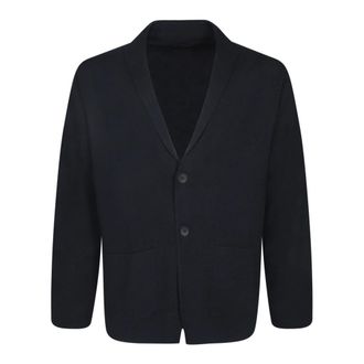 Dell'Oglio V-Ausschnitt Strickjacke - - Knitwear - Herren - Blau - 3XL