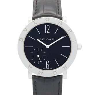 Bulgari Pre-owned Vintage Armbanduhr - - Pre-owned - Herren - Schwarzk - ONE SIZE