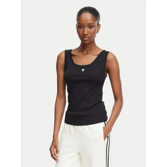 Guess Top V6YP09 K4312 Schwarz Regular Fit