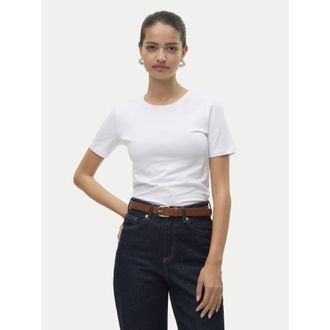 Vero Moda T-Shirt Lulu 10323755 Weiß Regular Fit