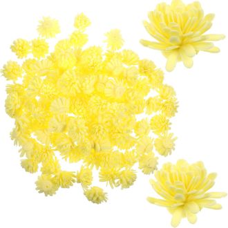 Angoily 100 St&uuml;ck Kleiner Blumendiffusor aus PE Schaum Zarte Duftbl&uuml;ten f&uuml;r &Auml;therische &Ouml;le Tragbarer Schreibtisch Lufterfrischer f&uuml;r Zuhause und B&uuml;ro