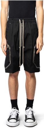 Rick Owens Homme, Shorts, Noir, Taille: S Bela Shorts