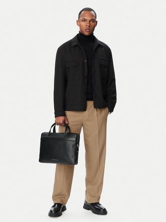 Tommy Hilfiger Laptoptasche Tommy Hilfiger Th Business Leather Computer Bag AM0AM14731 Schwarz