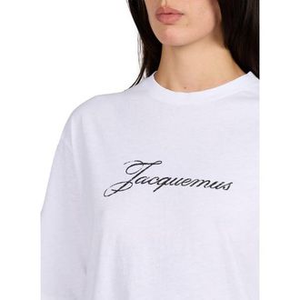Jacquemus Le T-shirt manches courtes &agrave; logo imprim&eacute;