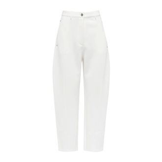 Max Mara Damen, Hosen, Weiß, SGröße