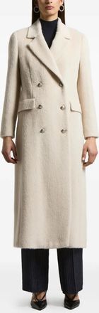 PESERICO manteau à boutonnière croisée - Tons neutres