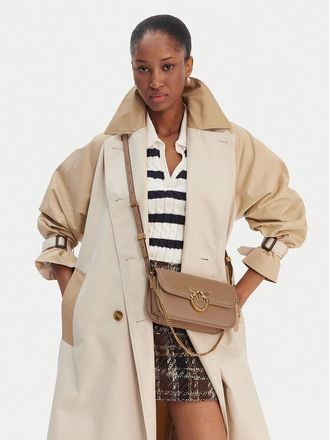 Pinko Handtasche Love Box Baguette Al 25-26 PLTT 105083 A26L Braun