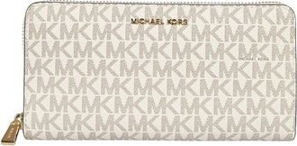 Michael Kors Femme, Accessoires, Blanc, Taille: ONE Size Jet Set Wallet