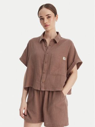 Roxy Hemd -W126-RXLST-1024-35X Braun Oversize
