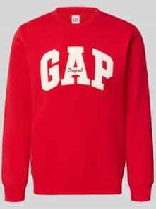 GAP Sweatshirt mit Logo und Rundhalsausschnitt