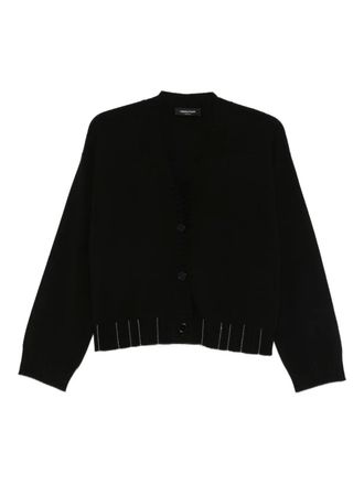 Fabiana Filippi cardigan à col v - Noir