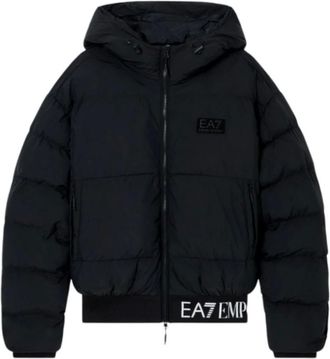 Emporio Armani Emporio Armani Ea7, Homme, Vestes, Noir, Taille: M Bomber Jacket