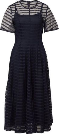 s.Oliver Midikleid Kleid Maxikleid aus Mesh mit Rei&szlig;verschluss und Unterkleid