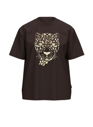 Trigema T-Shirt TRIGEMA T-Shirt mit Leopoarden Print in Goldoptik (1-tlg)