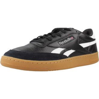 Reebok Herren Club C Revenge Vintage Sneaker, Black/White/Gum, 34.5 EU