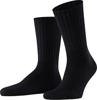 Falke Nelson M So laine unies 1 paire, Chaussettes Homme, Noir Black 3000, 39-42