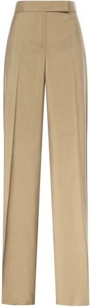 Max Mara Femme, Pantalons, Brun, Taille: 38 FR Pantalon Droit