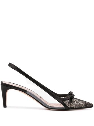Red(v) escarpins Spitze Sandie 60 mm en dentelle - Noir
