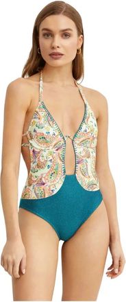 Del Maar Femme, Maillots de bain, Vert, Taille: 36 FR Maillot de bain une pi&egrave;ce Yanu