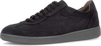 Gabor Baskets pour homme, chaussures à lacets pour homme, doublure recyclée, semelle intérieure amovible, Noir 22, 48.5 EU