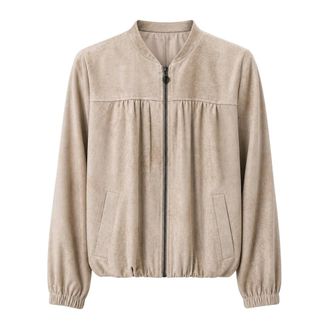 2-Biz Bomber Padova - Femme - Vestes - Beige - Taille: 46 FR