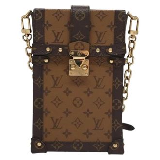Louis Vuitton Pre-owned Vertical Trunk Pochette - - Pre-owned - Damen - Braun - ONE SIZE