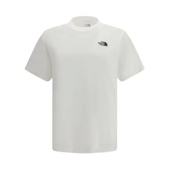 The North Face Homme, Sport, Blanc, Taille: XL Maglia girocollo logo