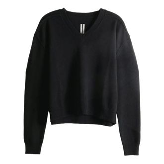 Rick Owens Pull Col V Tommy - Homme - Pulls - Noir - Taille: S