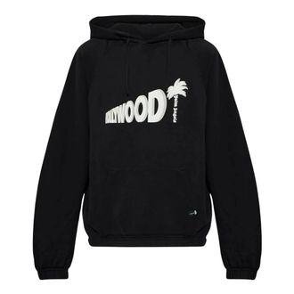 Palm Angels Sunset Blvd Palm Loose Hoodie - - Sweatshirts & Hoodies - Herren - Schwarzk - M