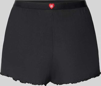HUGO BOSS Regular Fit Pyjama-Shorts aus Modal-Mix Modell HUGO HEART