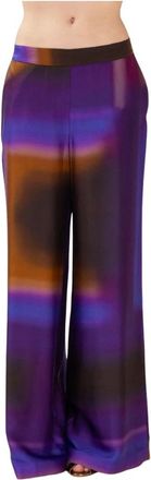 Momoni Femme, Pantalons, Multicolore, Taille: 40 FR Fluid Wide Pantalons