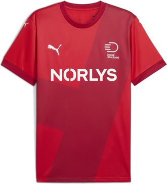 Puma D&auml;nischer Handballbund 24/25 Heimtrikot Herren, Kleidung, Rot, XXL