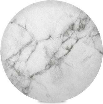 Mnsruu Kratzer Aus Mineralstein Aus Wei&szlig;em Marmor Platzsets Rund Abwaschbar Tischsets 1er/4er/6er Set Hitzebest&auml;ndig und rutschfest Platzset f&uuml;r K&uuml;che Party 
