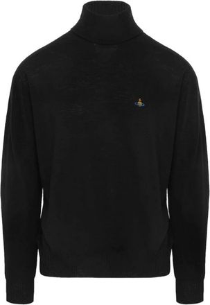 Vivienne Westwood Homme, Pulls, Noir, Taille: M Fisherman Turtleneck