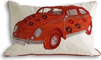 Riva Paoletti Herbie gesticktes Polyester gefülltes Kissen