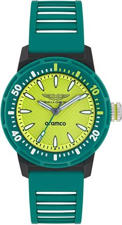 Aston Martin Homme, Accessoires, Vert, Taille: ONE Size Montre Formula 1