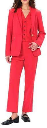 Caroll Pantalon Droite 7/8&egrave;me vermillon 38