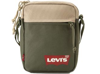 Levi's Mens Mini Crossbody Solid (Red Batwing) Cross Bag, Army Green, One Size