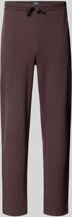 HUGO BOSS Regular Fit Sweathose aus Baumwoll-Mix